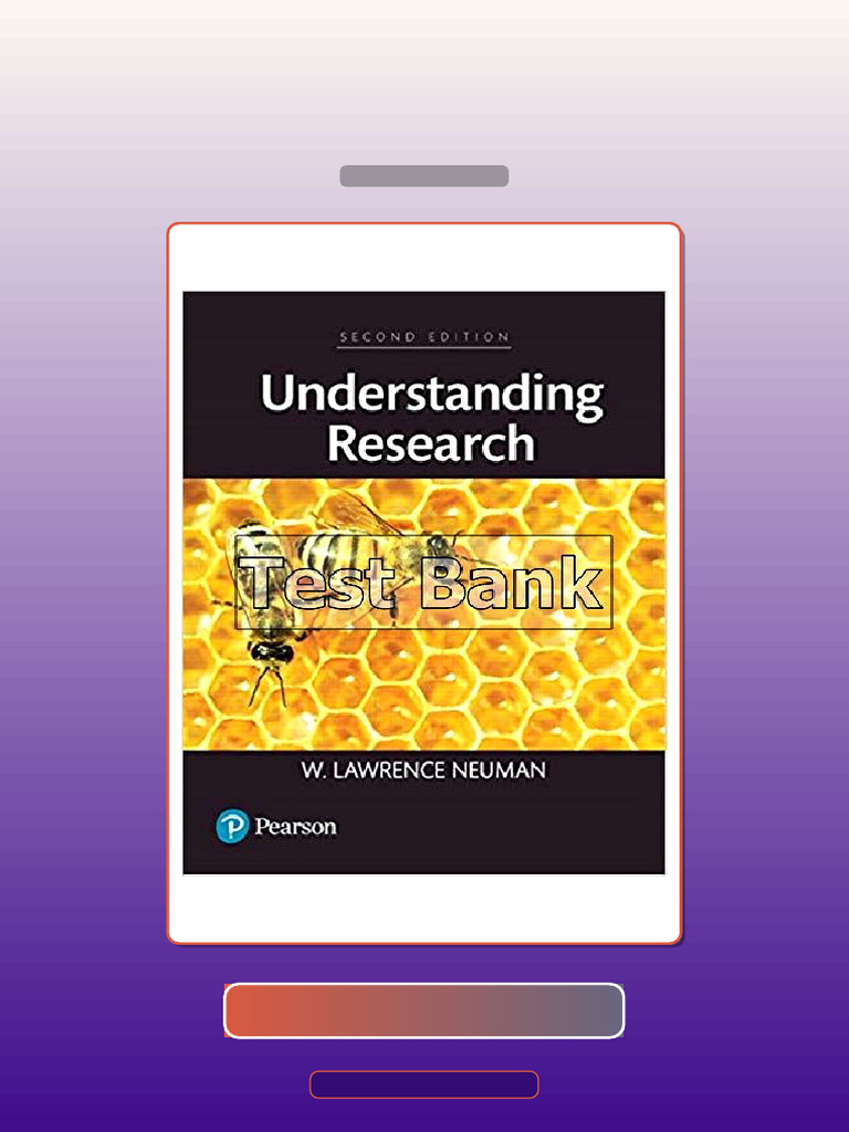 Understanding Research 2nd Edition Neuman E-book Testbank Solutions ...