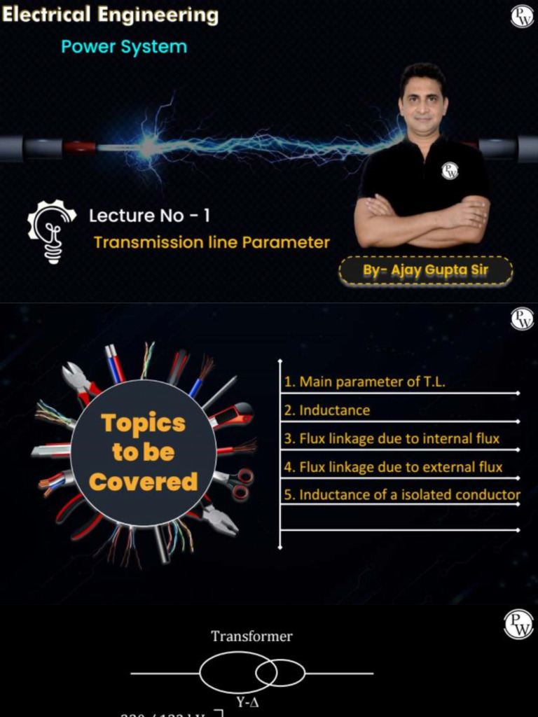 Transmission Line Parameter 01 _ Class Notes | PDF