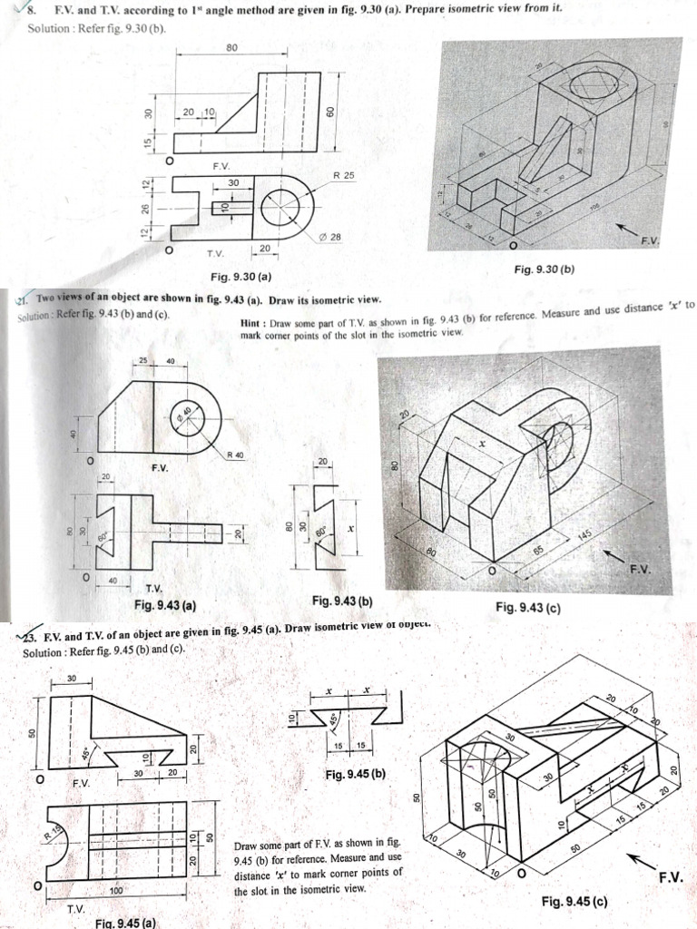 Isometric Projections | PDF