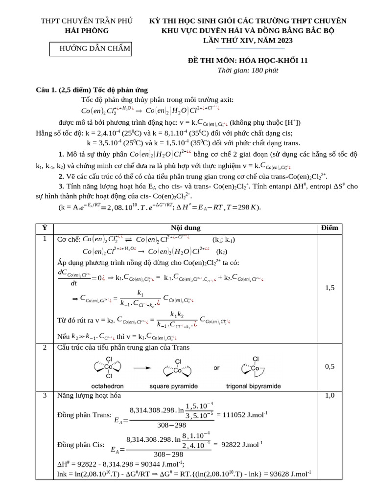 Hh11 Hdc Đề Thi Đề Xuất Dhbb - 2024 - Hải Phòng | PDF