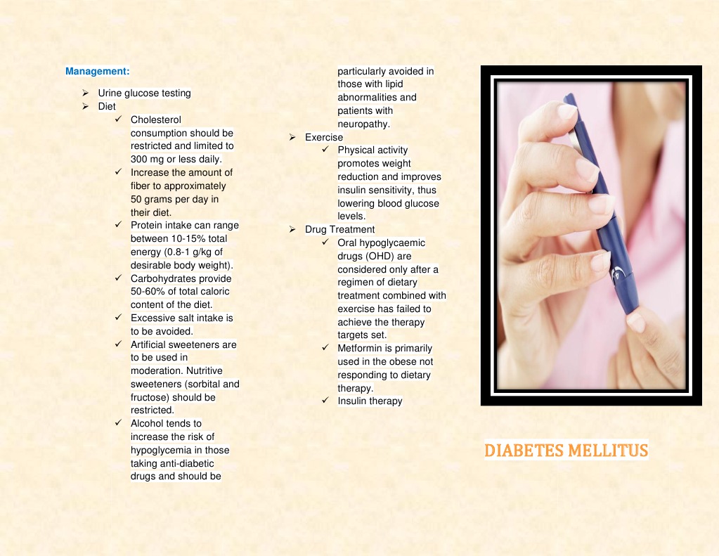 DM Pamphlet Final | PDF | Diabetes | Insulin Resistance