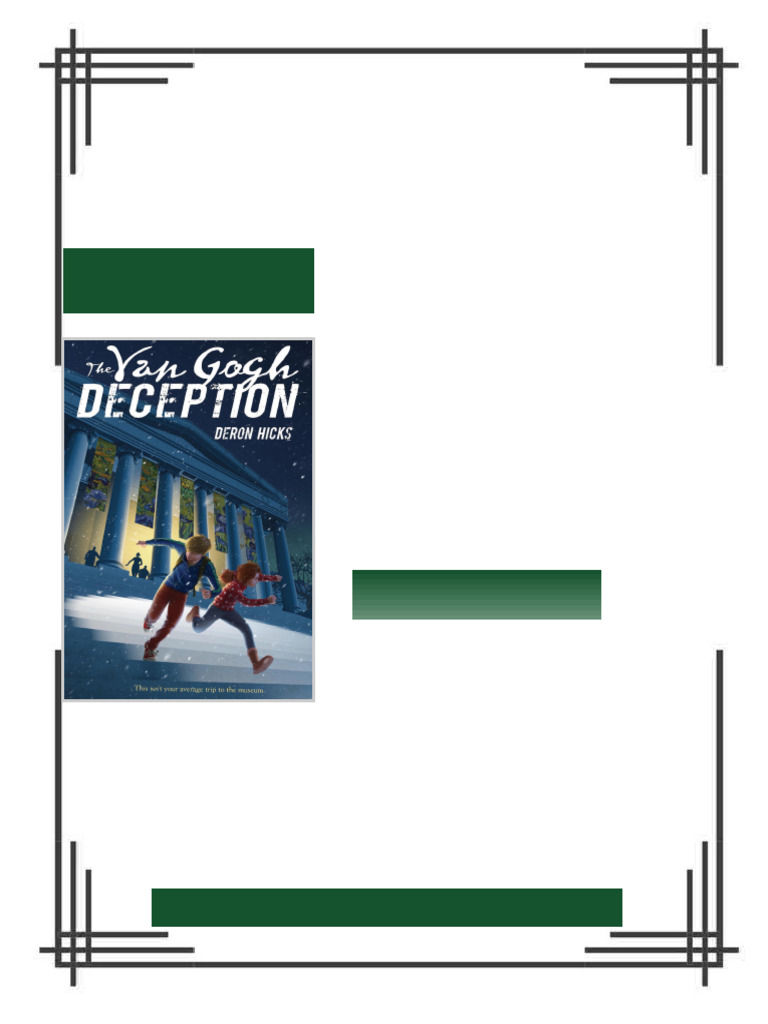 The Van Gogh Deception Deron R. Hicks eBook full pdf access | PDF ...