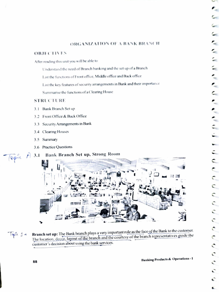 Bank Branch Setup and Operations Guide | PDF | Cheque | Clearing (Finance)