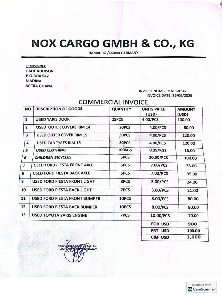 Correct Invoice.. | PDF