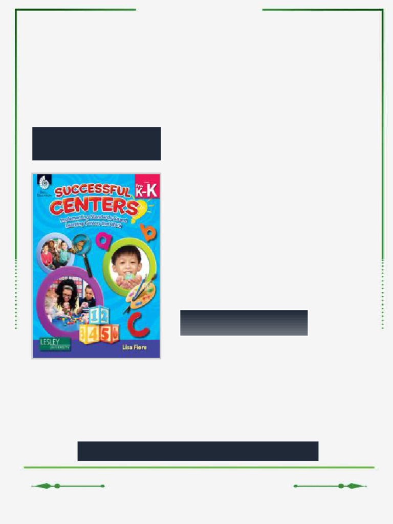 Successful Centers Standards Based Learning Centers That Work 1st ...