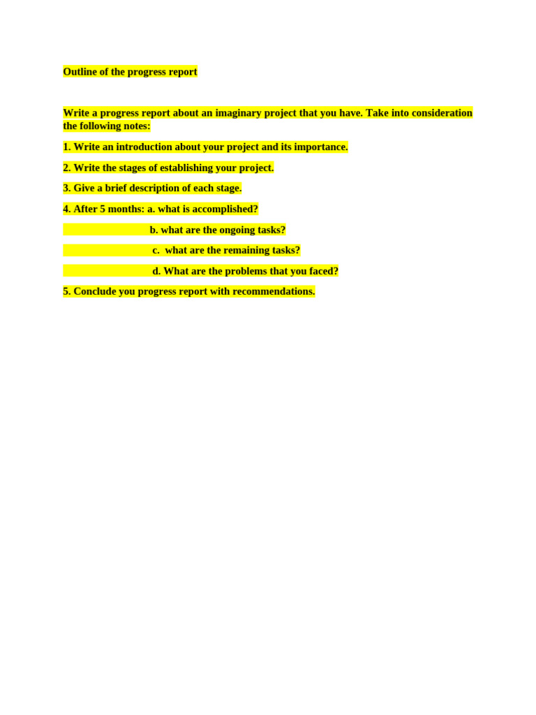 Project Progress Report Template | PDF | Organic Horticulture | Brand