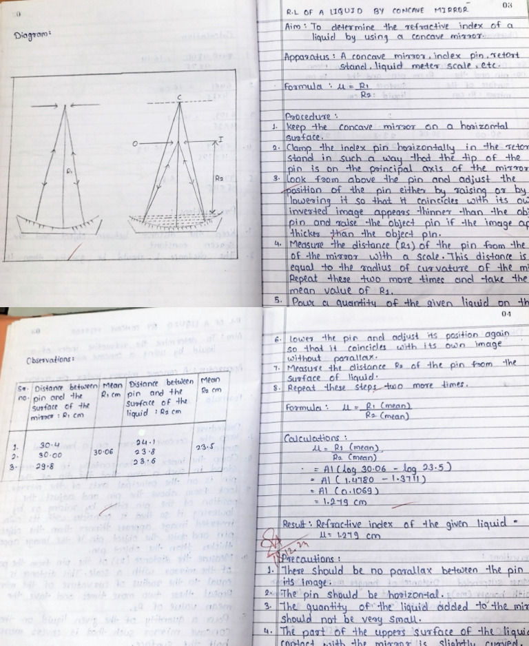 Physics Sample Experiment | PDF | Optics | Electromagnetic Radiation