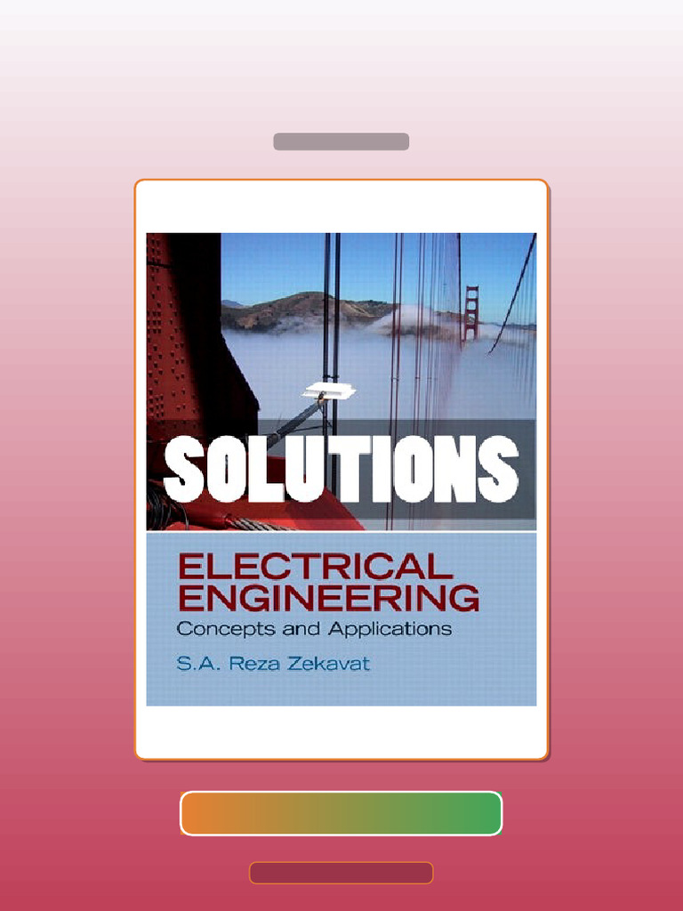 Electrical Engineering Concepts and Applications 1 Ed Reza Zekavat E ...