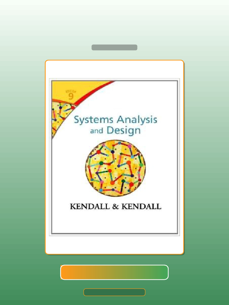 Systems Analysis and Design 9th Edition Kenneth E Kendall Julie E ...