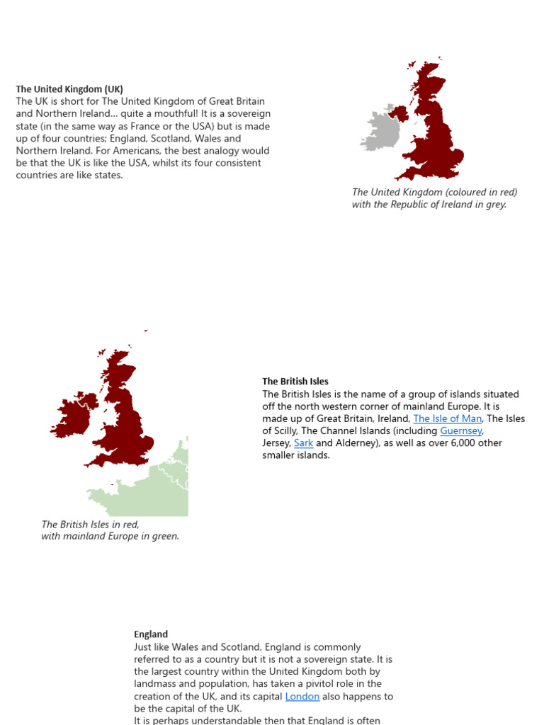 Uk vs Britain vs British Isles | PDF
