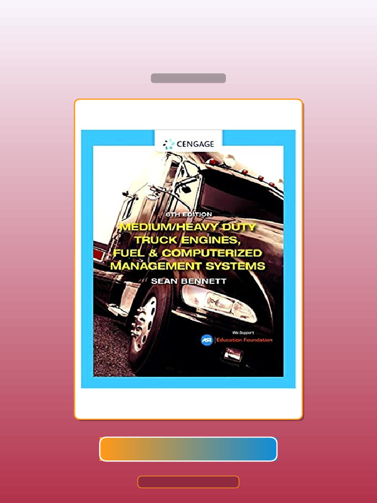 Heavy Duty Truck Engines Fuel Computerized Management Systems 6th ...