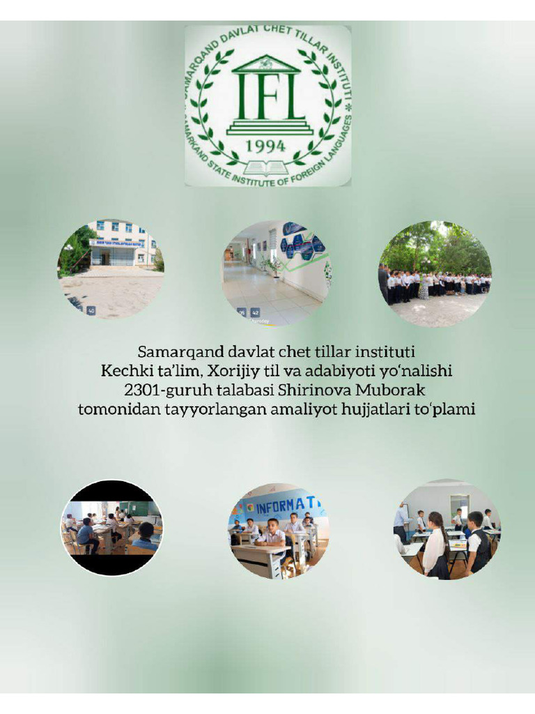 Shirinova Muborak | PDF