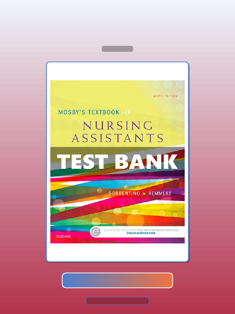 Mosbys Textbook for Nursing Assistants 9th Edition Sorrentino E-book ...