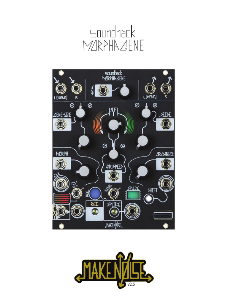 Morphagene Manual | PDF