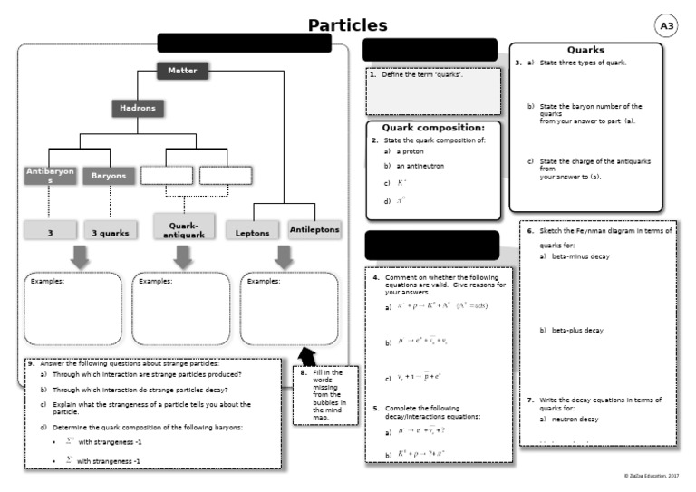 A3 - Particles 2 | PDF | Quark | Standard Model