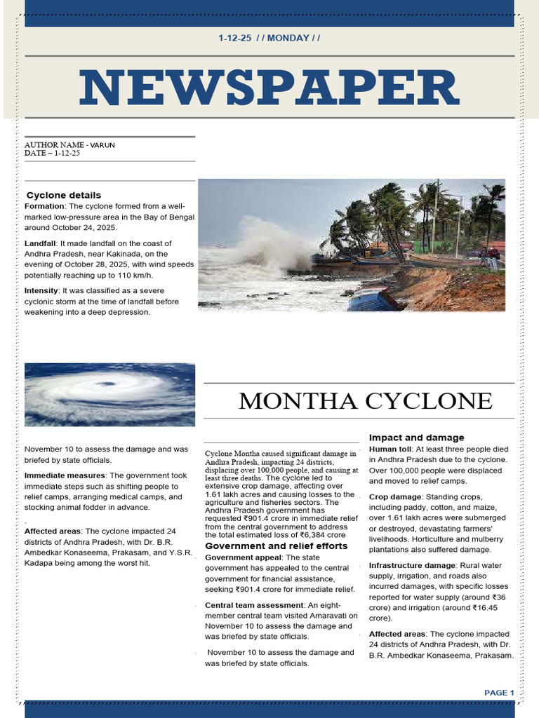 News Letter | PDF | Tropical Cyclones | Tropical Cyclone Seasons