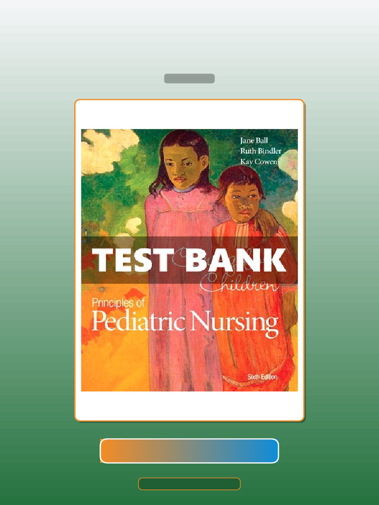 Principles of Pediatric Nursing Caring for Children 6 Ed Ball E-book ...