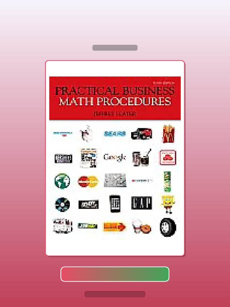 Practical Business Math Procedures 10th 0077443527 E-book Testbank ...