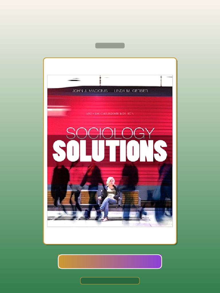 Sociology 8 Ed Macionis E-book Testbank Solutions | PDF | Science ...