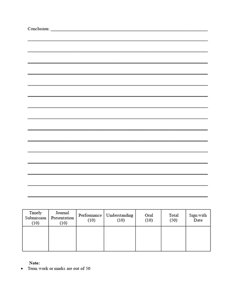 Grading Criteria for Journal Presentation | PDF