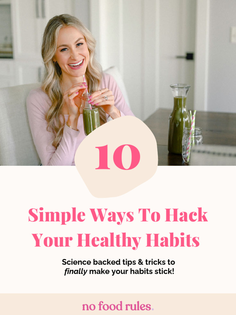 10 Healthy Habit Hacks PDF | PDF | Habits | Motivation