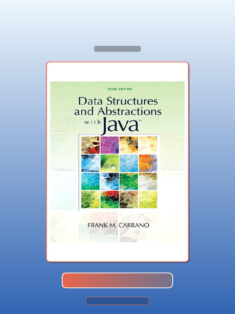 Data Structures and Abstractions With Java 3rd Edition Frank M Carrano ISBN10 0136100910 ISBN13 ...