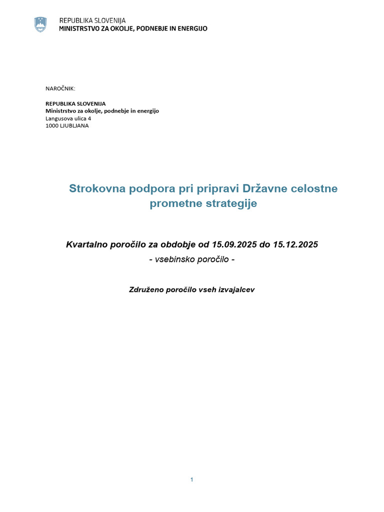Poročilo DCPS Prvi Kvartal - December 2025 - Vsi Izvajalci - Pregled ...