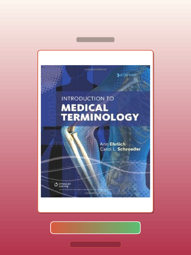 Introduction to Medical Terminology 3rd Edition E-book Testbank ...