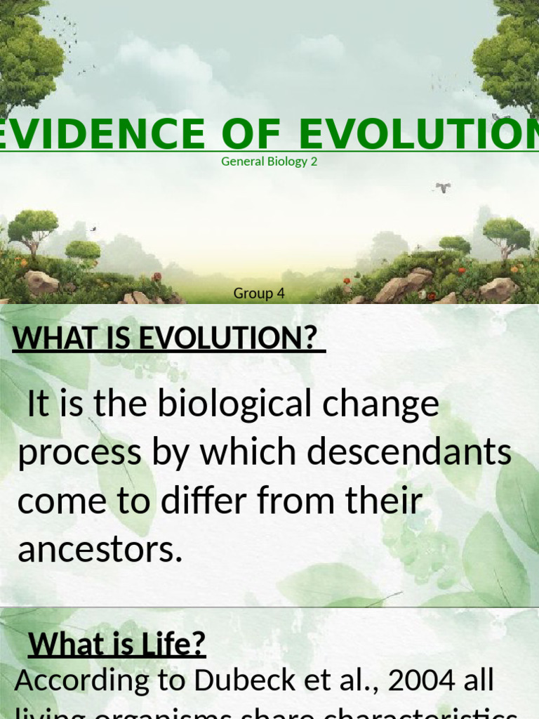 Evidence of Evolution in Biology | PDF | Homology (Biology) | Mutation