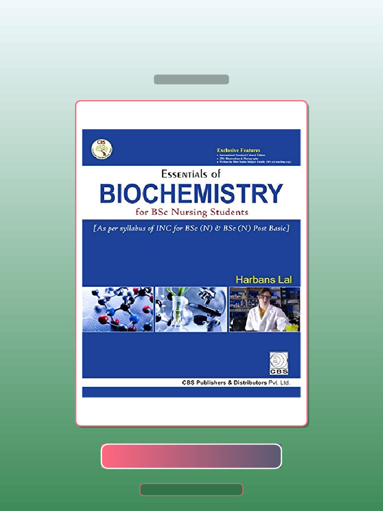 Essentials of Biochemistry for BSc Nursing Students E-book Testbank ...