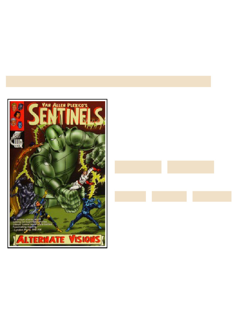 Van Allen Plexico's Sentinels : alternate visions ebook fresh chapter ...