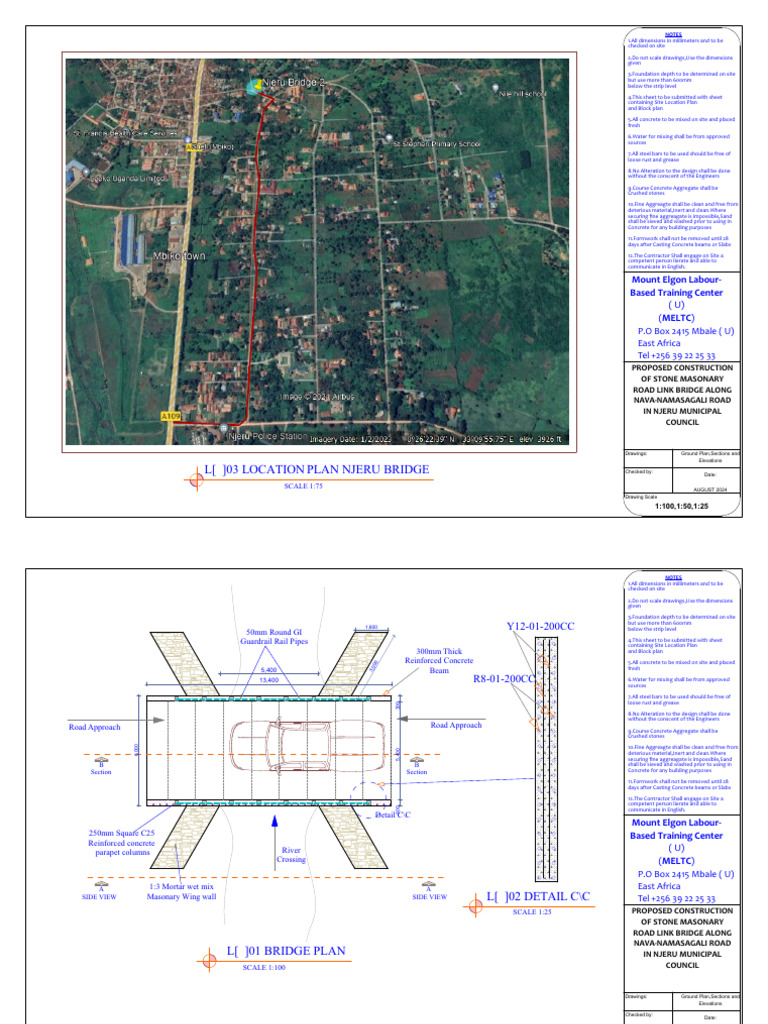 Njeru Bridge FILE | PDF | Construction Aggregate | Concrete