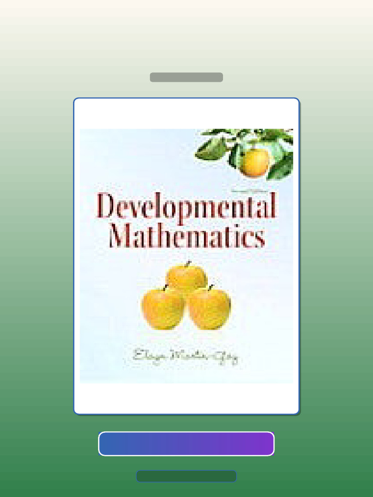 Accompany Developmental Mathematics 2nd Edition 9780321652744 E-book ...