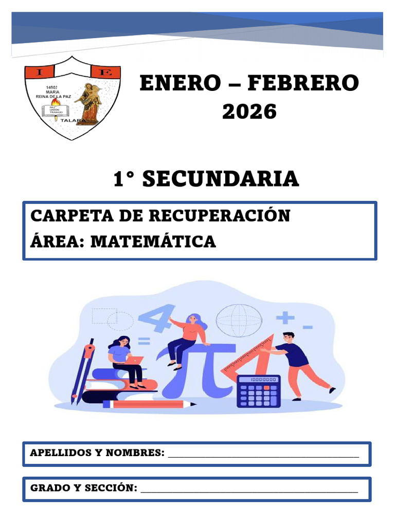 Carpeta 1 Sec - Matematica | PDF | Probabilidad | Estadísticas
