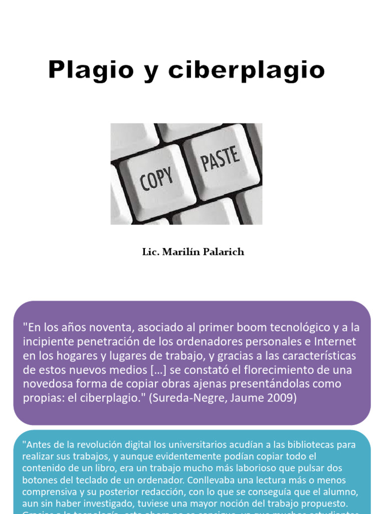 Tipos y causas del plagio académico | PDF | Maestros | Plagio