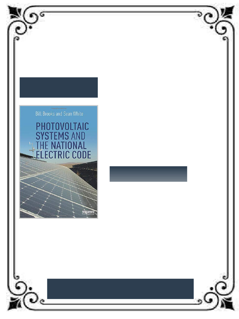 PV and the NEC 1st Edition Brooks eBook multi-format version | PDF ...