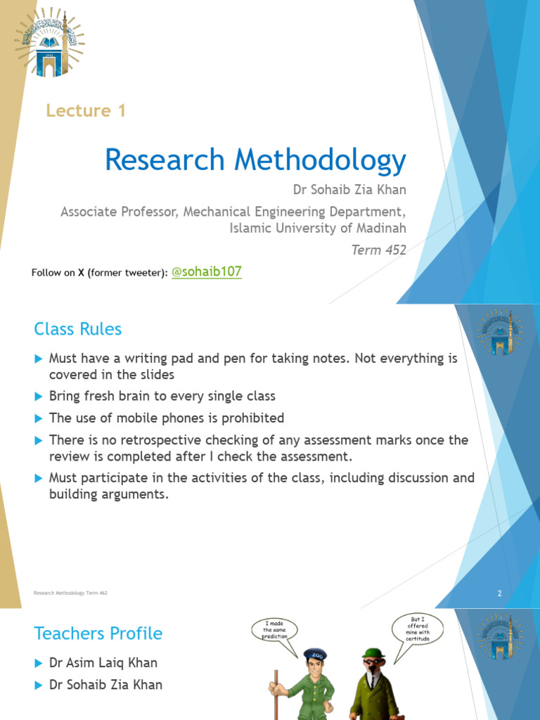 Lec1 RM Sohaib | PDF | Scientific Method | Methodology