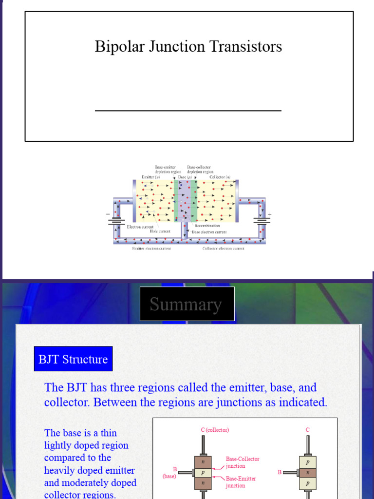 4a. Bipolar Junction Transistors | PDF | Bipolar Junction Transistor ...