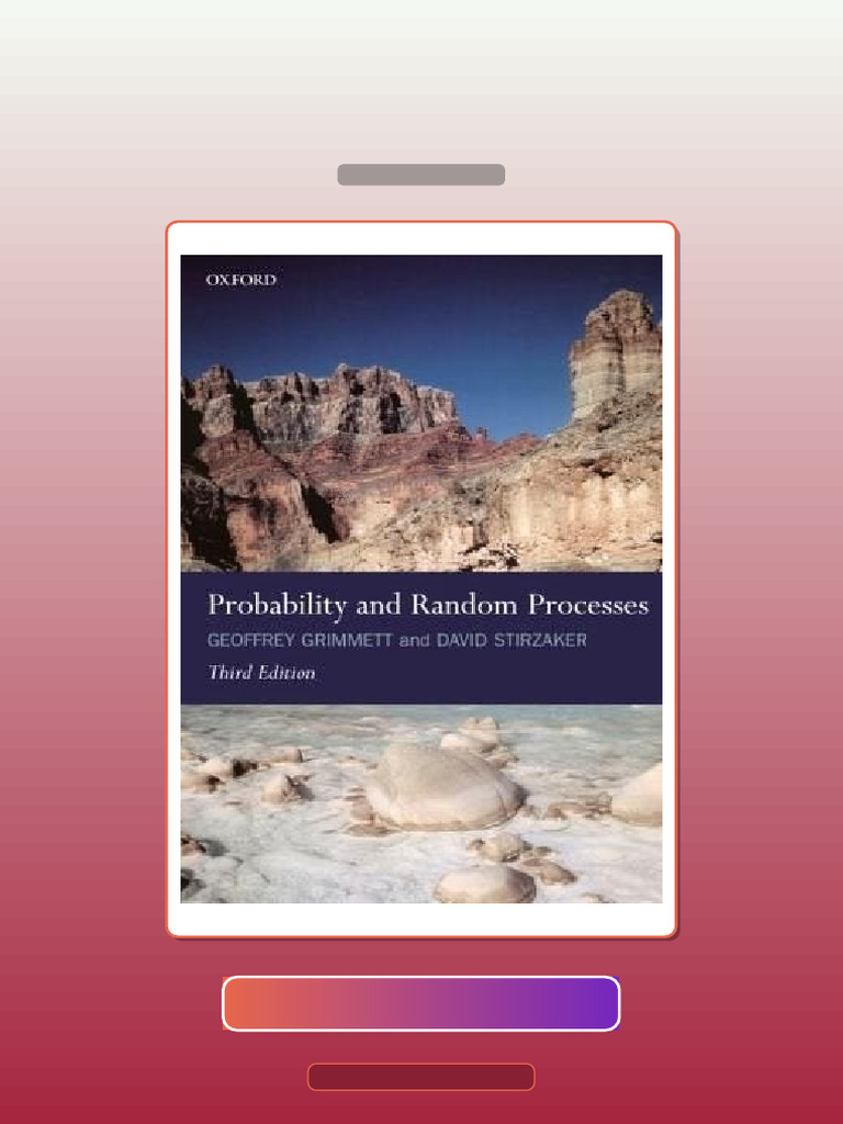 Probability and Random Processes E-book Testbank Solutions | PDF