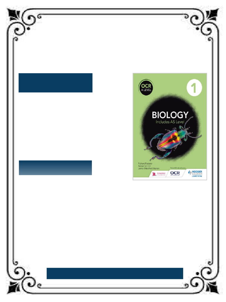 OCR a Level Biology Studentbook 1 Adrian Schmit ebook licensed digital ...