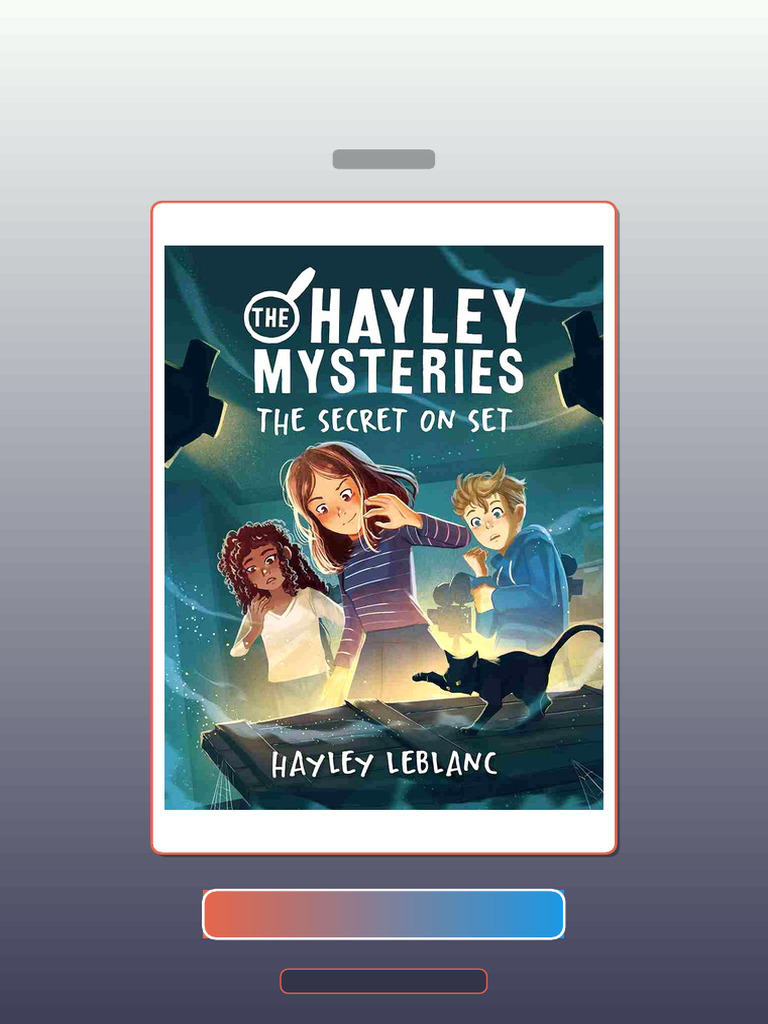 The Hayley Mysteries the Secret on Set the Hayley Mysteries 3 E-book ...