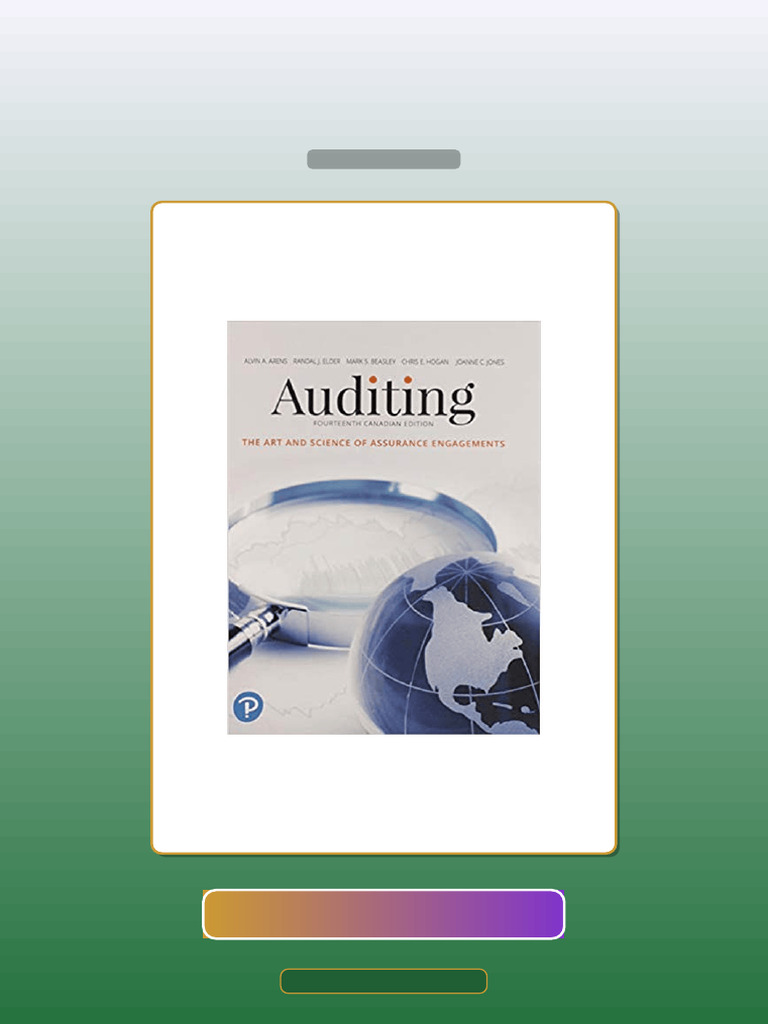 Auditing the Art and Science of Assurance Engagements Fourteenth ...
