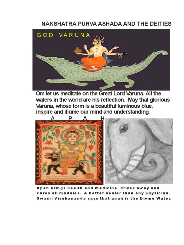 Nakshatras- PURVA ASHADA (Early Victory or The Undefeated)THE ...