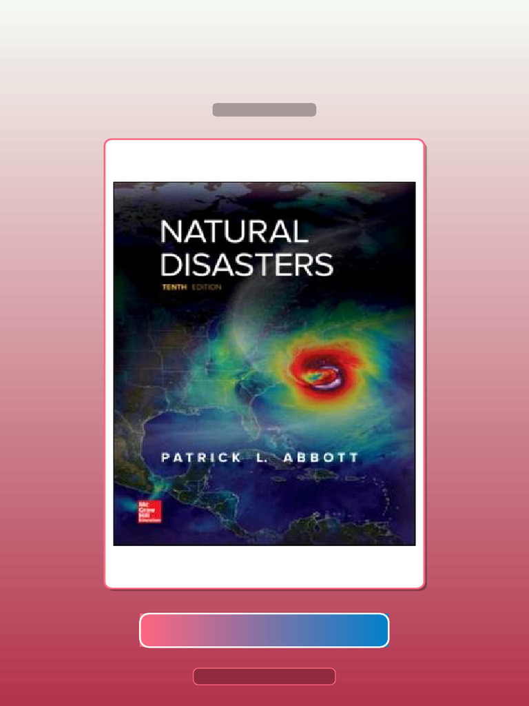 Natural Disasters 10th Edition Patrick Leon Abbott ISBN10 0078022983 ...