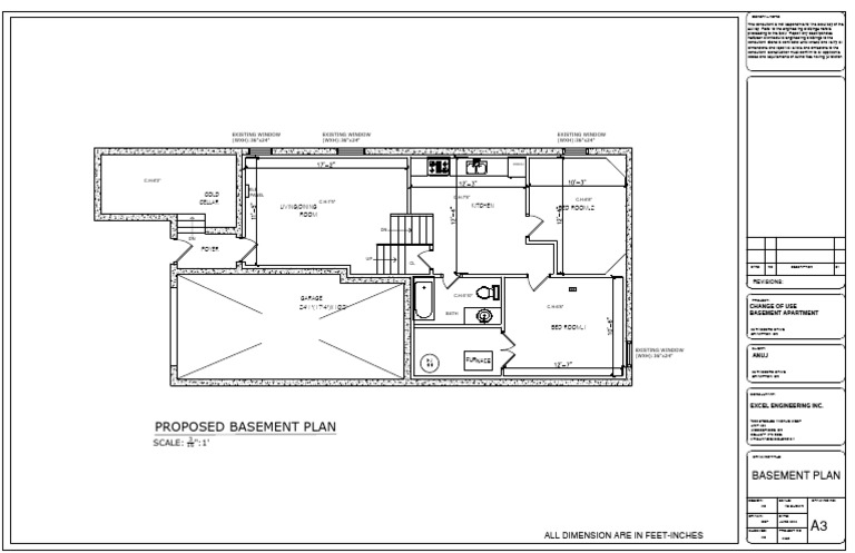 Basement Plan | PDF | Room | Building