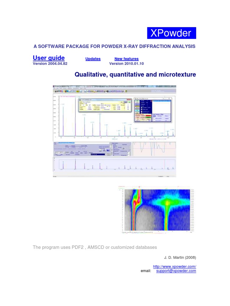 X Powder | PDF | Diffraction | File Format