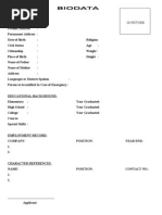 Biodata Form Philippines PDF | Microsoft Windows | Ios