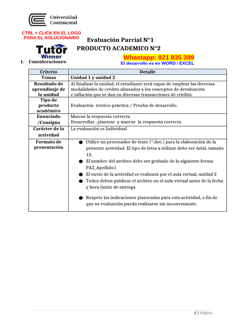 Tw-Ingenieria Economica Pa2 v2. 2026 Eval. Parcial (Wsp + 51 921 835 389) | PDF | Interés | Bancos