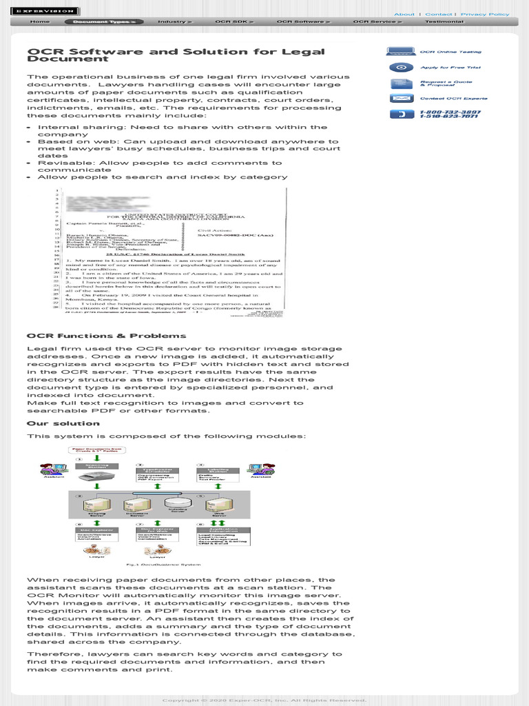 Legal Document Management System Overview | PDF