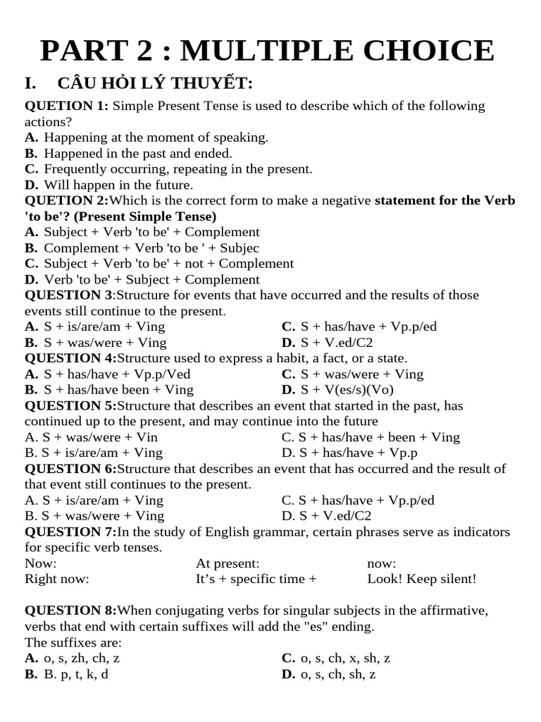 English | PDF | Grammatical Tense | Verb